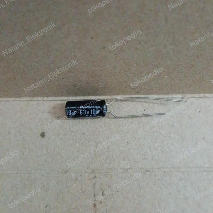 Jual 6516 kapasitor elco 10uf 10 uf 63v 63volt 63 volt rubycon rubicon ...