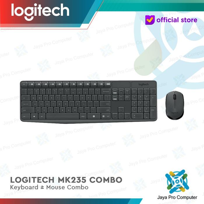 Jual Logitech MK235 Combo Wireless Keyboard & Mouse - Jakarta Pusat - Jaya Pro Computer | Tokopedia