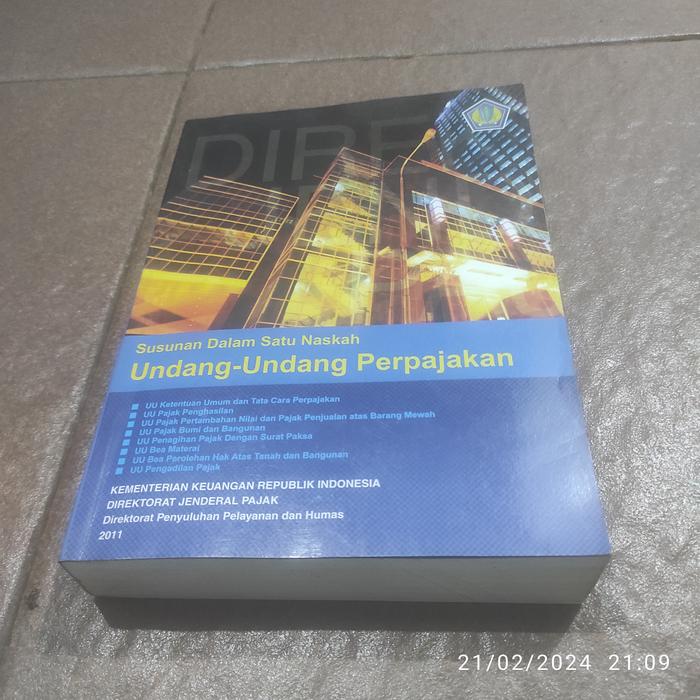 Jual Buku Susunan Dalam Satu Naskah Undang-undang Perpajakan Di Seller Owl Store - Cengkareng ...