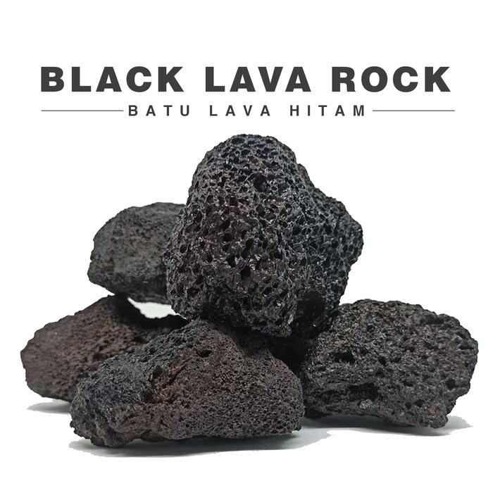 Jual Batu Lava Rock Hitam / Black Lava Rock Stone Aquascape Aquarium ...