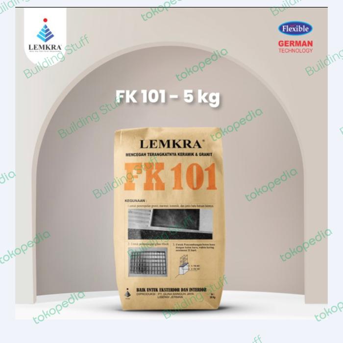 Jual Semen Keramik Lemkra FK - 101 5 kg Perekat Granit Marmer Lantai ...