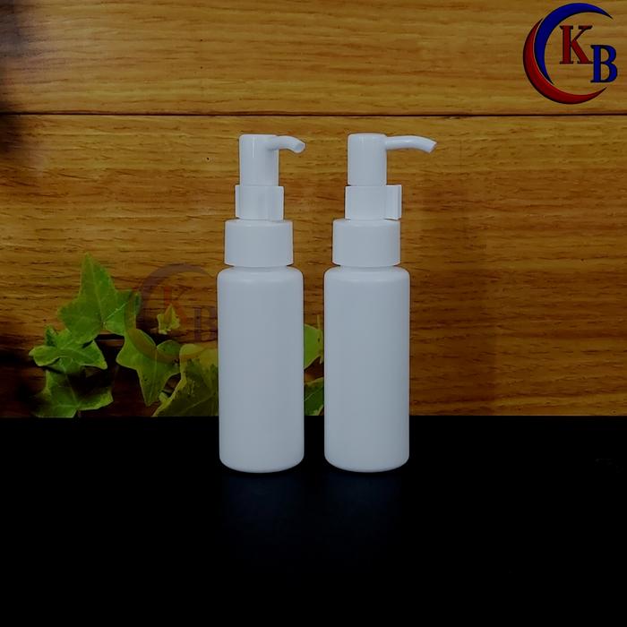 Jual BOTOL PUMP 60 ML CLIP OIL PUTIH / BOTOL PLASTIK HDPE 60ML P NECK 24 - Kab. Bogor - Kemasan ...