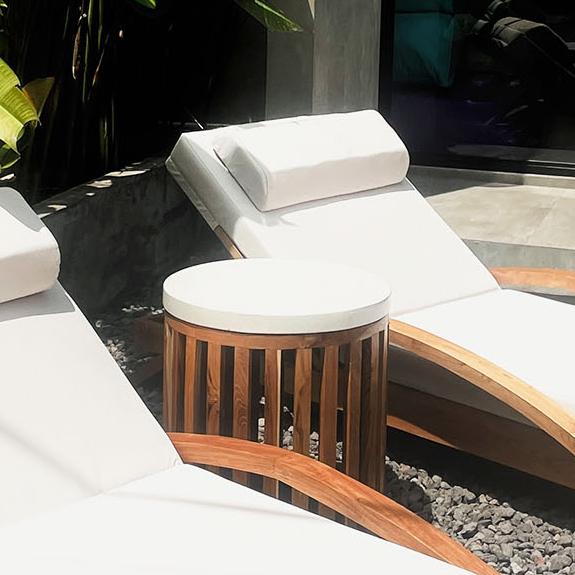 Jual WOOD TABLE FOR POOL LOUNGER SUNBED - MEJA KOLAM KAYU JATI TERASSO ...