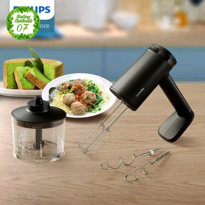 Jual PHILIPS HR3781/30 Hand Mixer 5000 Series 2in1 Mixer & Chopper ...
