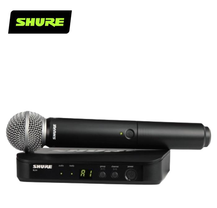 Jual SHURE BLX24/SM58 Wireless Vocal System with SM58 cardioid ...