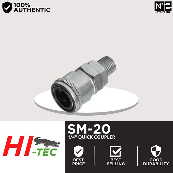 Jual Quick Coupler SM 20 Konektor Selang Kompresor Kopler SM 20 - Kota ...