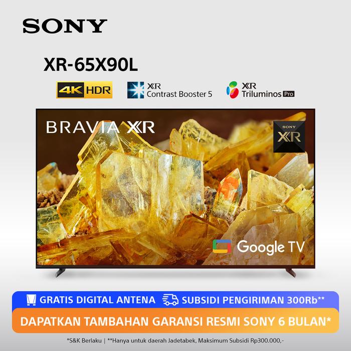 Promo SONY Bravia LED X90L 4K HDR Google TV 65 Inch XR-65X90L FREE ANTENNA Cicil 0% 3x - Jakarta ...