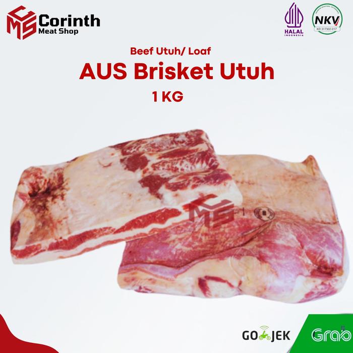 Promo Beef Brisket NE AUS UTUH Grade S Smoked Brisket | 1000 Gram ...