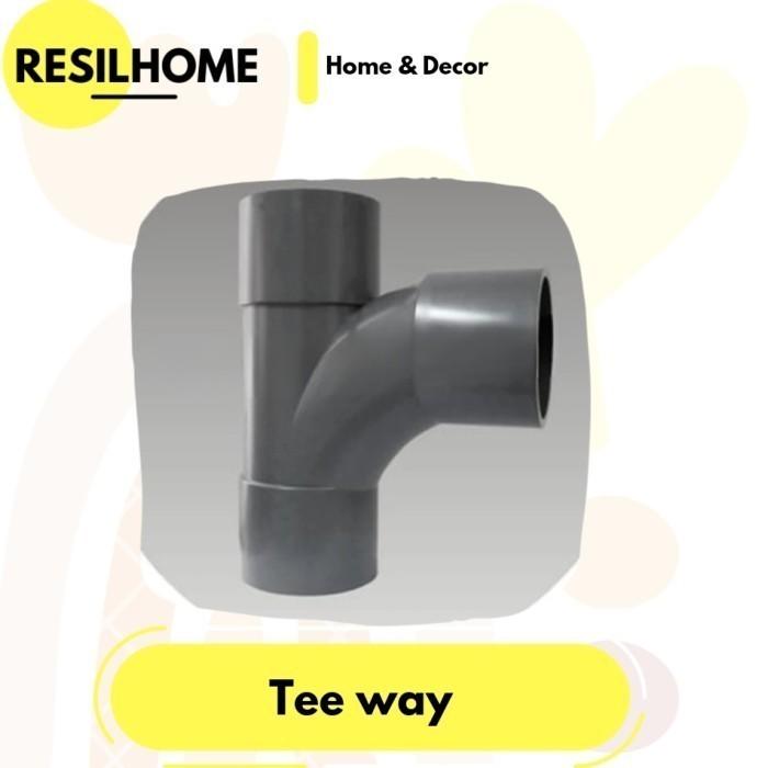 Jual Tee Way 8 Inch AW Penyambung Pipa Te Ye Rucika Ledeng Saluran Air ...