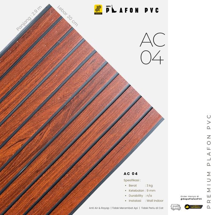 Jual Premium Plafon PVC AC 04 Plafon/Partisi/Wall Panel - Kota ...