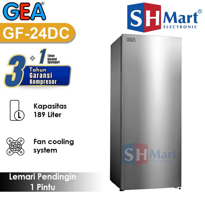Promo GEA UPRIGHT FREEZER 189 LITER GF-24DC GF24DC GF 24DC - GARANSI ...