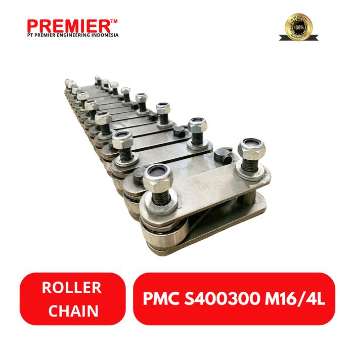 Jual PREMIER Conveyor Chain Solid Extended Pin PMC S400300 M16/4L - Kota Medan - Premier ...
