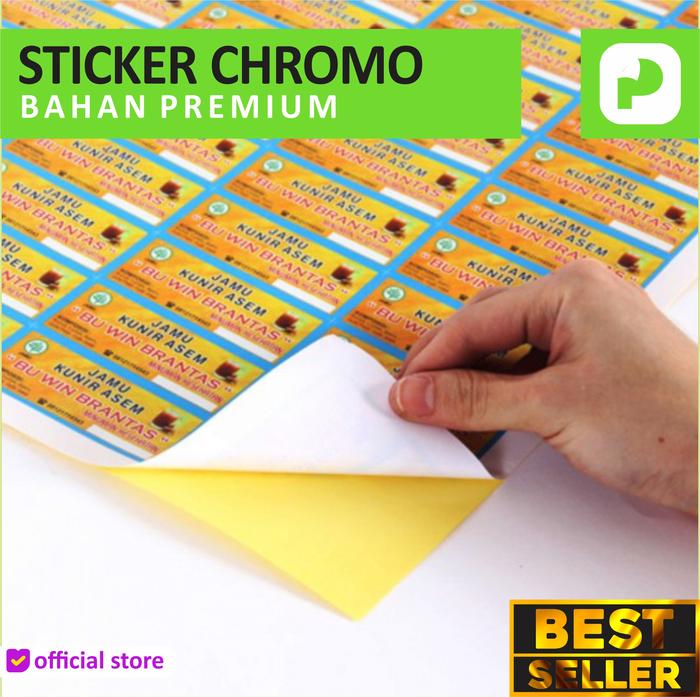 Jual STIKER CHROMO/STIKER LABEL/STIKER PARTAI/STIKER A3/STIKER MURAH ...
