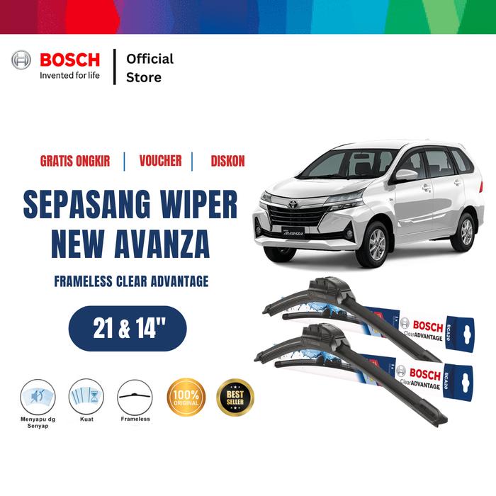 Promo Bosch Sepasang Wiper Mobil New Toyota Avanza Frameless Clear 21" & 14" - Kab. Bekasi ...