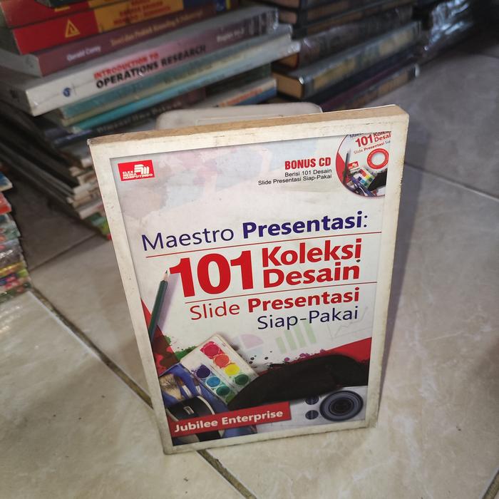 Jual buku maestro persentasi 101 koleksi desain slide presentasi siap ...