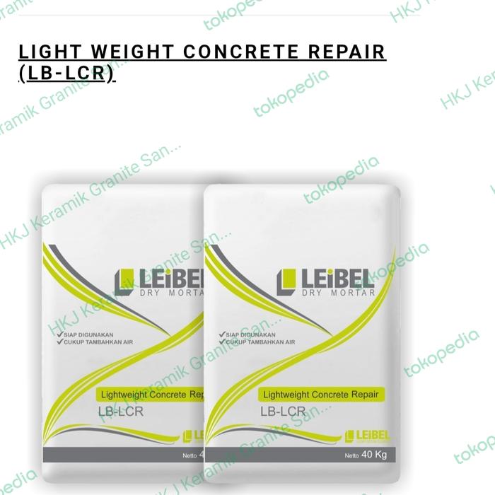 Jual SEMEN LEIBEL LIGHT WEIGHT CONCRETE REPAIR LB-LCR 40KG - Kota ...