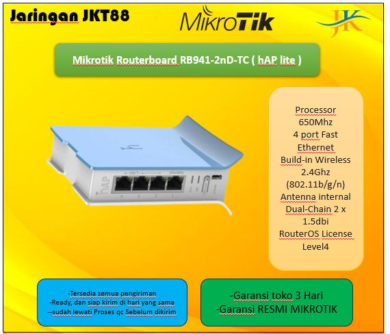 Jual Mikrotik Routerboard RB941-2nD-TC ( hAP lite ) - Jakarta Pusat ...