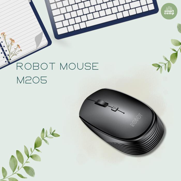 Jual Robot Mouse Wireless M205 Wireless Mouse 2.4ghz 16000dpi - Purple ...