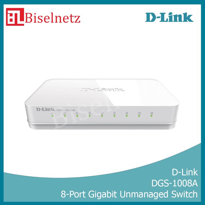 Jual Dlink DGS-1008A 8 Port Gigabit Switch Hub - Kota Bandung ...