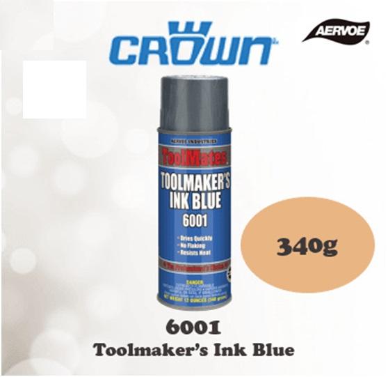 Jual crown toolmaker ink blue aerosol spray layout die making 6001 ...