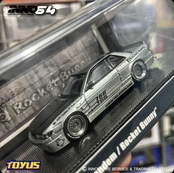 Jual Inno64 Inno - Nissan Silvia S13 V1 Pandem Rocket Bunny Silver ...