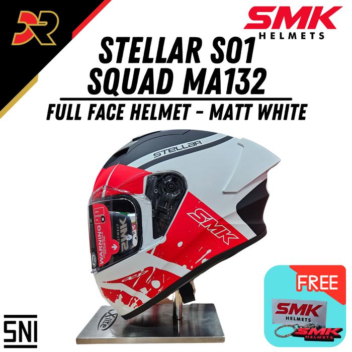 Jual Helm SMK Stellar Squad MA132 With Spoiler Helm Motor Full Face SNI ...