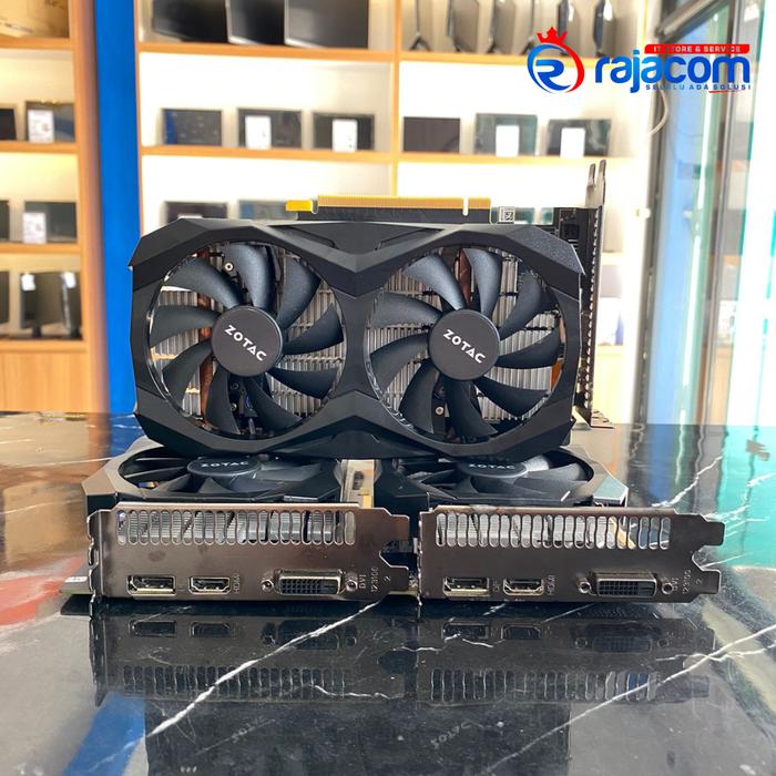 Jual VGA Card Zotac GTX 1660 Super 6GB GDDR6 192 bit 8 pin Second Like ...