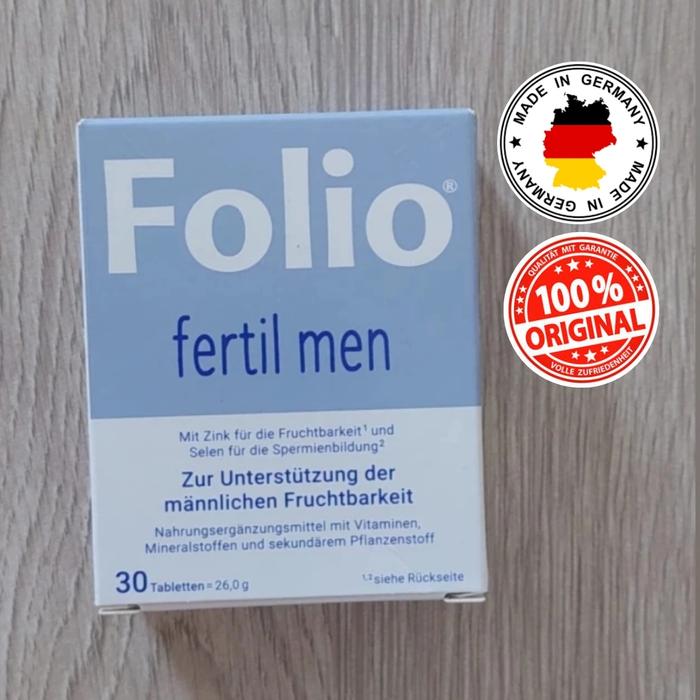 Jual ORIGINAL FOLIO FERTIL FOR MEN - 30 Pills Program HAMIL. GERMANY ...