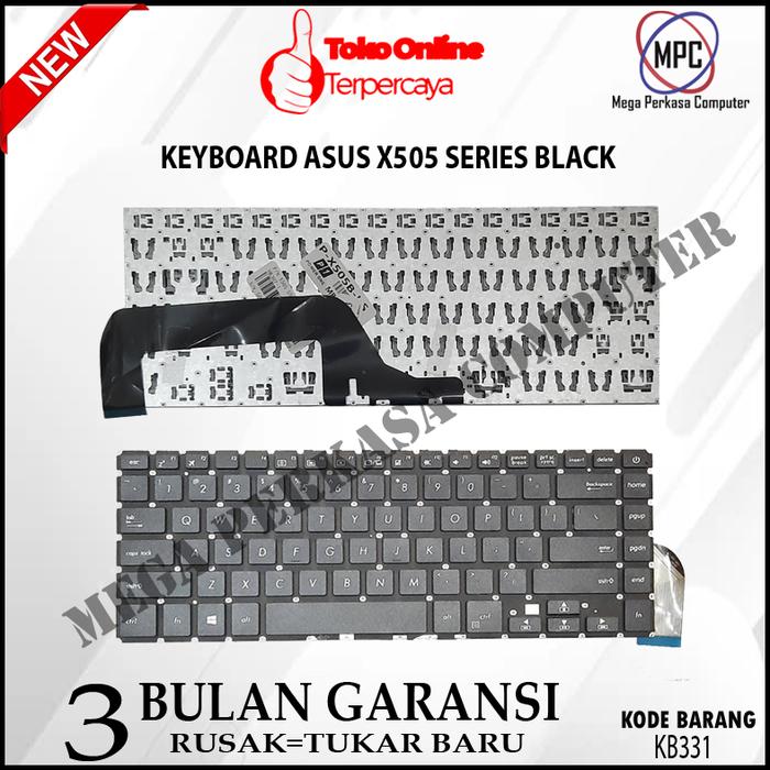 Jual Keyboard Asus VivoBook 15 X505 X505B X505BA X505BP X505Z BLACK ...