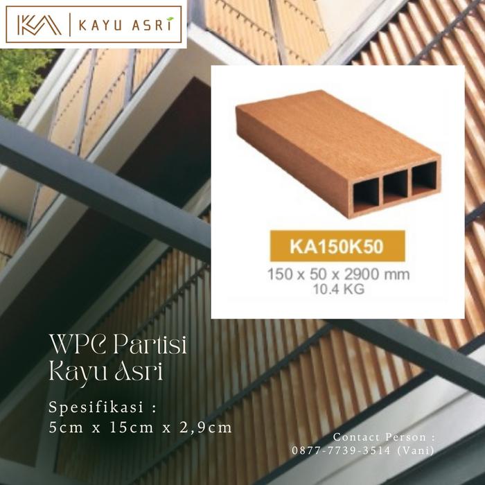 Jual Kisi Kisi WPC Minimalis/Partisi WPC/Pembatas Ruangan - KA150K50 ...