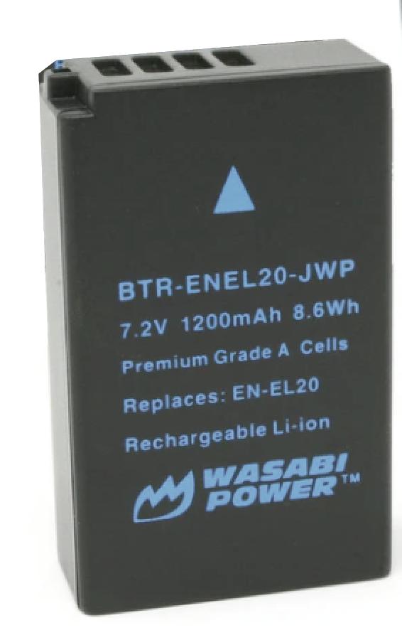 Jual Wasabi Power Baterai for Nikon EN-EL20 ENEL20 P1000 A 1 J1 J2 J3 S1 V3 - Jakarta Barat ...