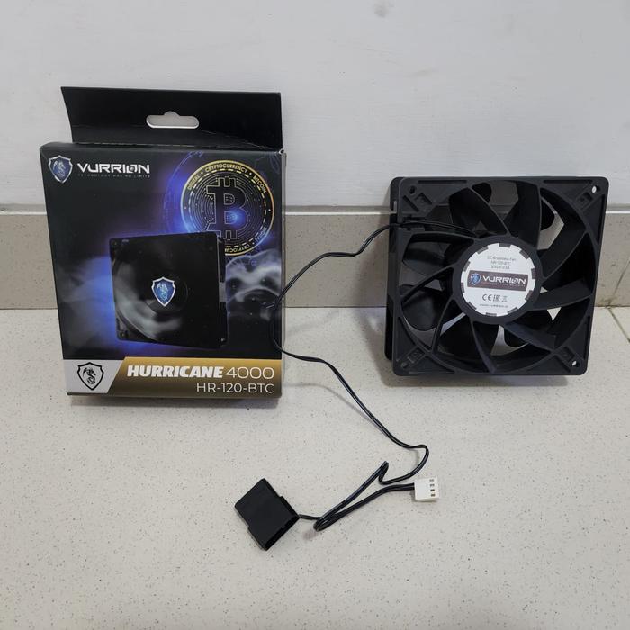 Jual Fan Kipas Angin Komputer Mining 12CM 12 CM 12V 4000 RPM Dual ...