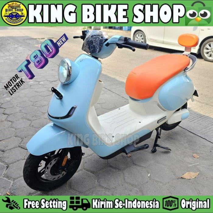 Jual Sepeda Motor Listrik Uwinfly T80 NEW TERBARU T 80 1200 Watt - Blue ...