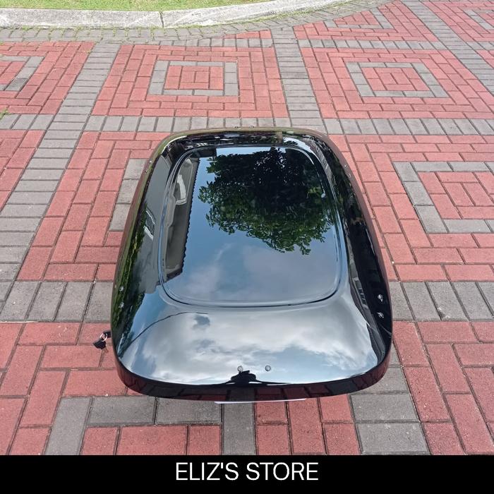 Jual roofbox hitam untuk wuling air ev/roof box mobil hitam glossy ...