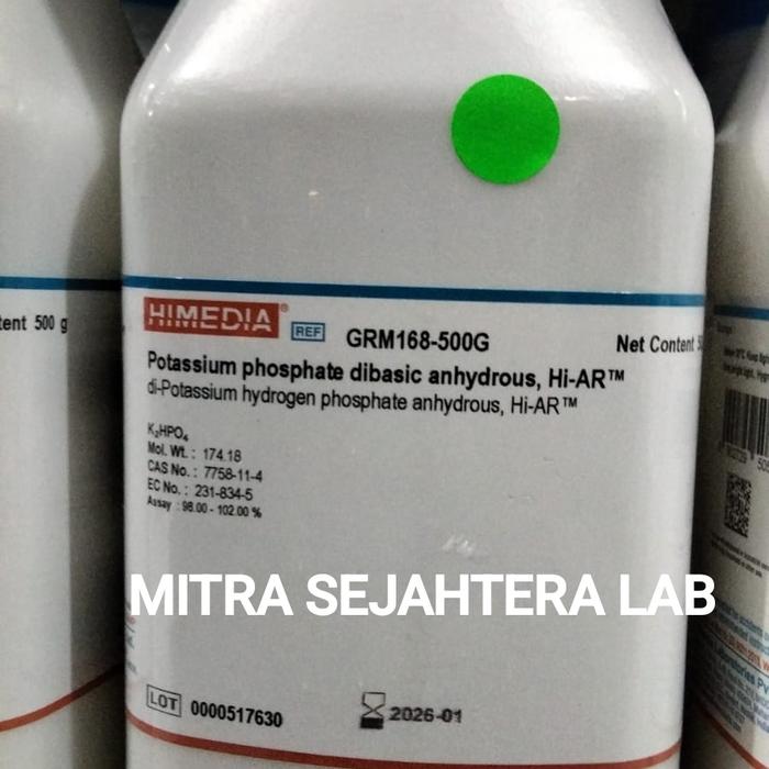 Jual Dipotassium Hydrogen Phosphate Himedia 500gr GRM168 / K2HPO4 - Kab ...