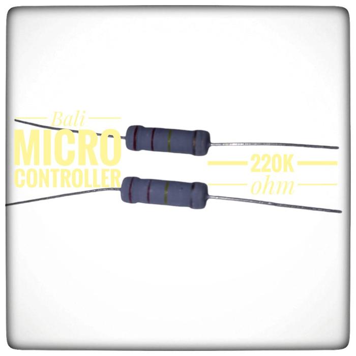 Jual Resistor 2W 5% 220K OHM - Kota Denpasar - Bali Micro Controller ...