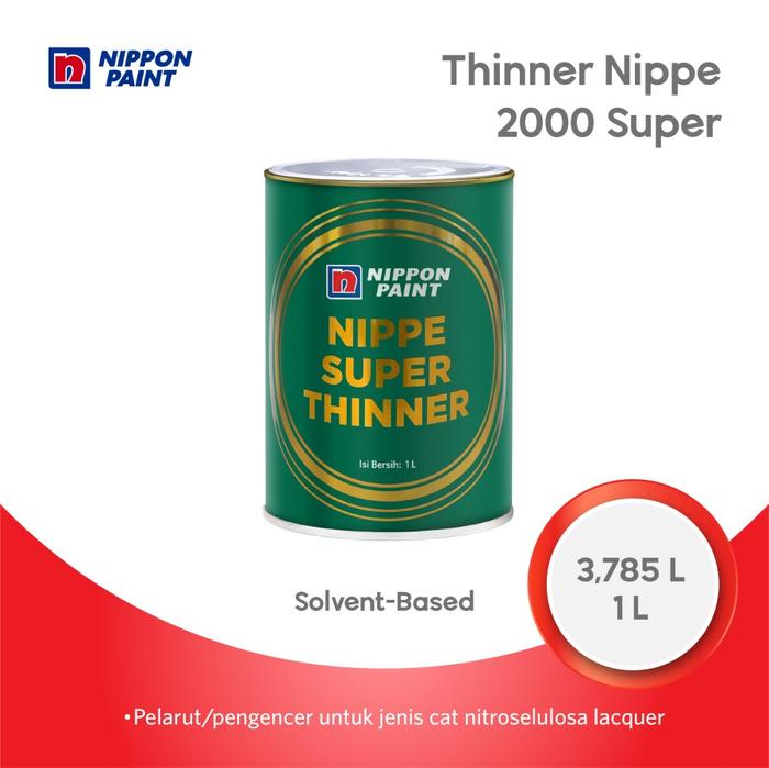 Jual THINNER NIPPE 2000 SUPER -1 Liter- PELARUT THINER ACRYLIC NIPPON PAINT - Kota Serang ...