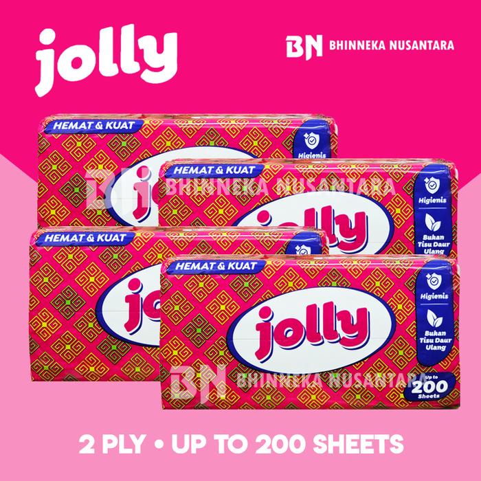 Jual Jolly Facial Tissue 200 Sheets [4 Pack] - Jakarta Pusat ...