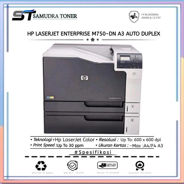 Jual Printer HP LaserJet M750DN Color laser A3 Duplex Network - Jakarta ...