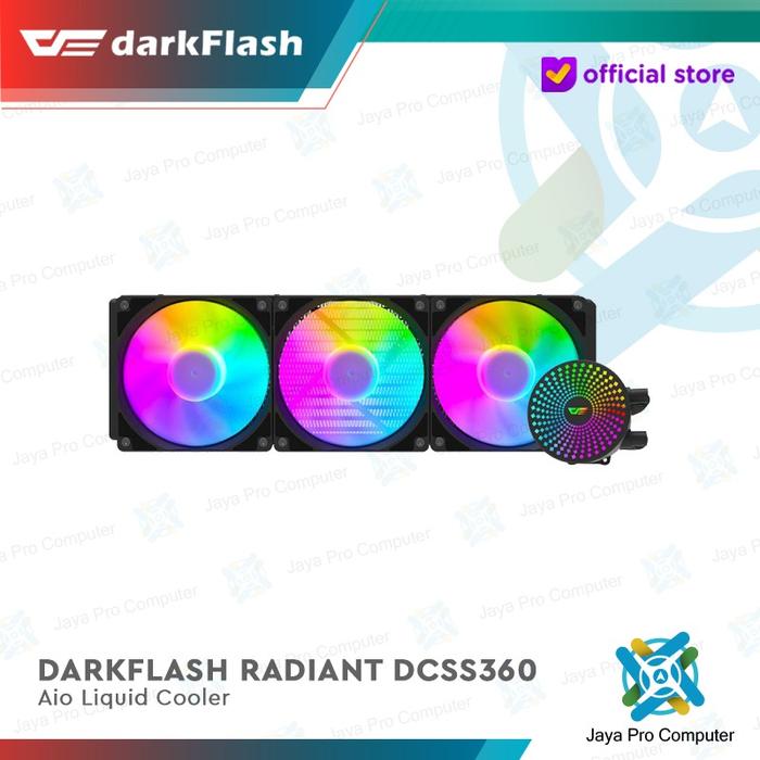 Promo darkFlash Radiant DCS360 ARGB - Liquid CPU Cooler Fan 360mm ...