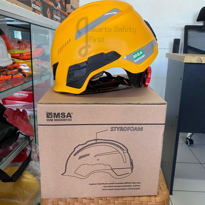 Jual Helm Safety MSA Climbing H1 Trivent Original warna Kuning - SNI ...