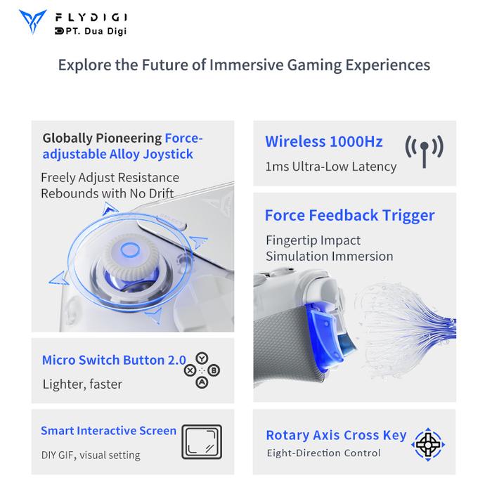 Jual Flydigi Apex 4 Elite Gaming Controller_nintendo Switch/pc/mobile ...