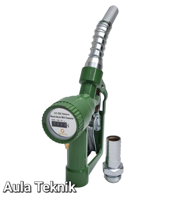 Jual Nozzle Flow Meter Manual LLY-25 C, Nozzle With Flowmeter Analog ...