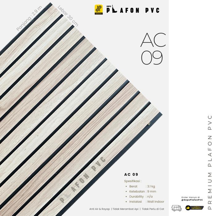 Jual Premium Plafon PVC AC 09 Plafon/Partisi/Wall Panel - Kota ...