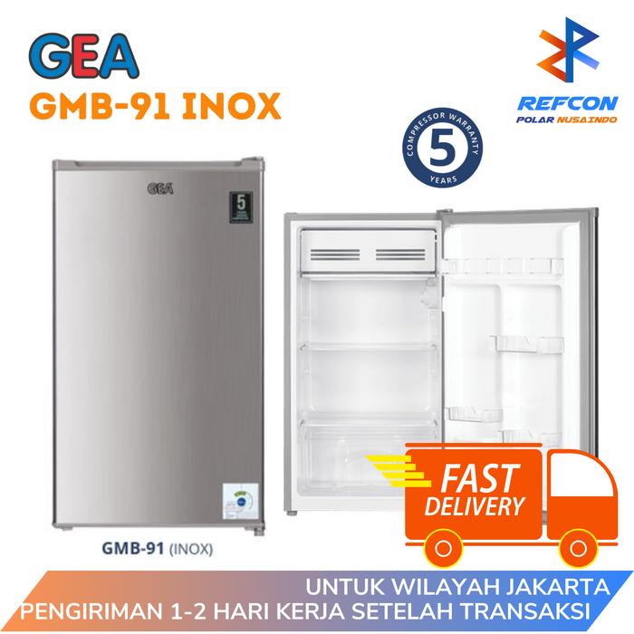 Promo Kulkas Mini Bar GEA GMB-91 / GMB91 INOX Refrigerator For Hotel ...