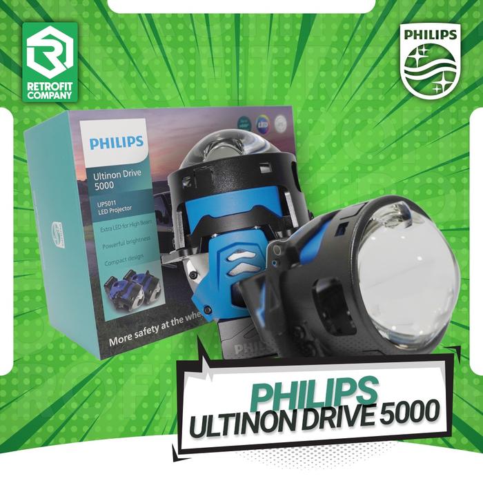 Jual PHILIPS Ultinon Drive 5000 UP5011 BiLED Headlamp Projector 3 inch ...