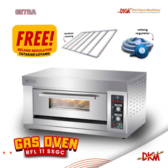 Jual Gas Baking Oven Getra RFL-11SSGC/Oven Getra 1 Loyang RFL 11SSGC ...