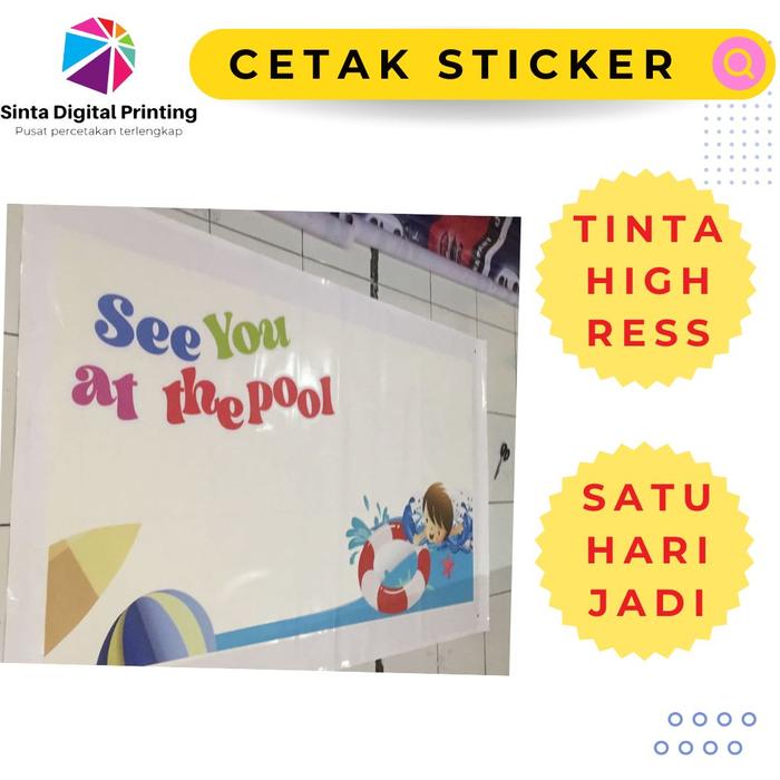 Jual Cetak Sticker Label Kemasan Transparan Custom Plus Cutting ...