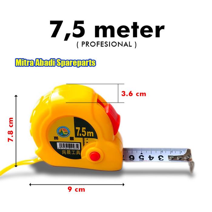 Jual Roll Meteran / Measuring Roll Tape - 3 meter standar - Jakarta ...