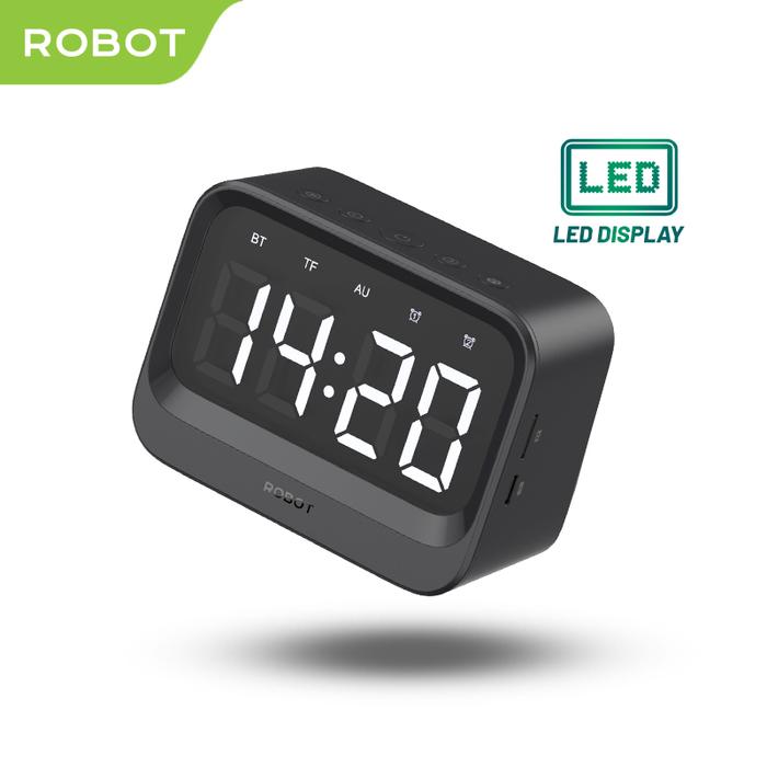 Promo ROBOT Speaker Alarm RB620 LED Display Bluetooth 5.3 Original ...